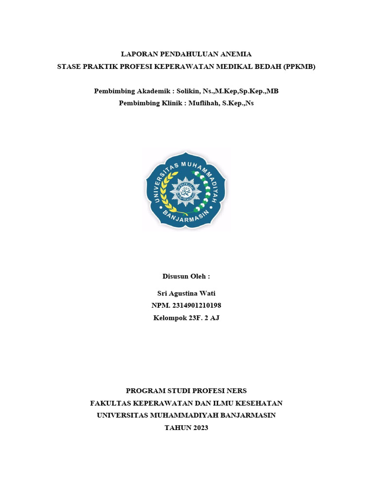 LP Anemia | PDF