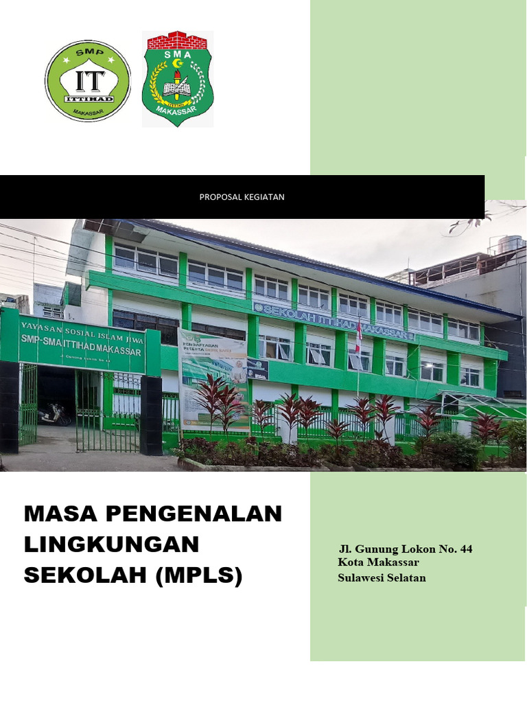 Proposal Kegiatan MPLS | PDF