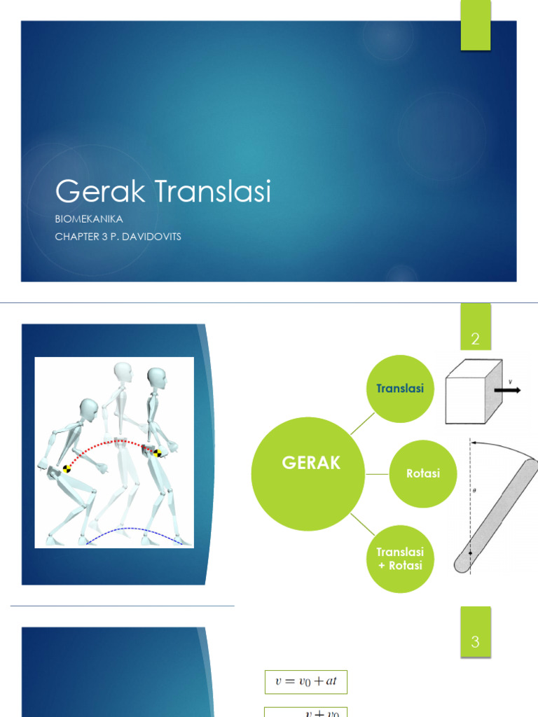 Biomekanika - Gerak Translasi | PDF