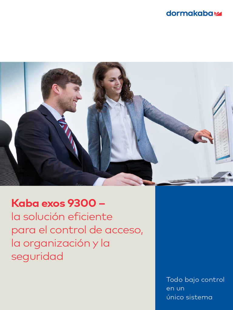 Kaba Exos 9300: Control de Acceso Integral | PDF | Biometría | Business