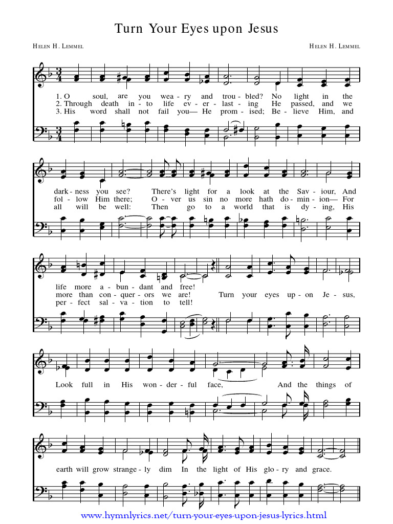 Craig Barnes Sermon Turn Your Eyes Upon Jesus