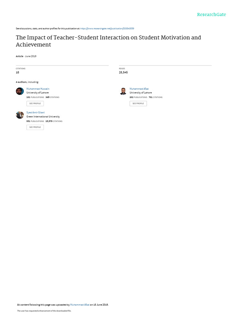 For Reference | PDF | Motivation | Motivational