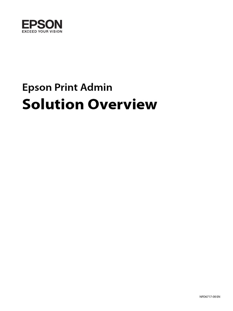 Epa Solution Overview npd6717-00 en | PDF | Microsoft Windows ...