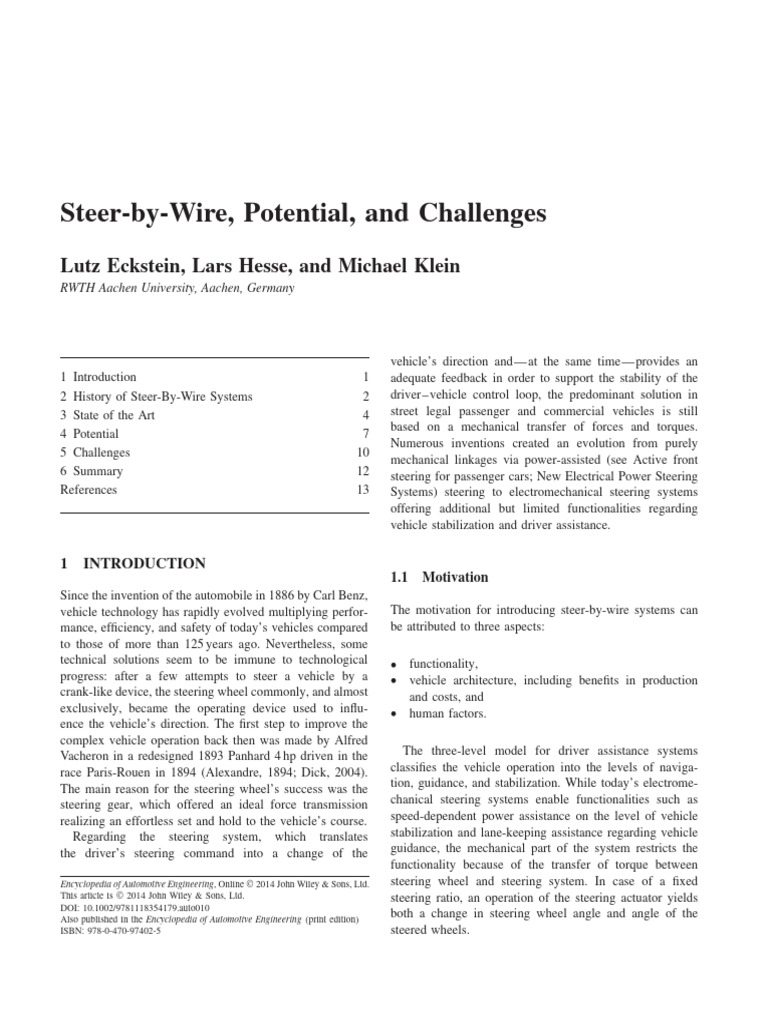 Bai Tap 03 - Tieng Anh Chuyen Nganh KTOT-1 | PDF | Steering | Actuator