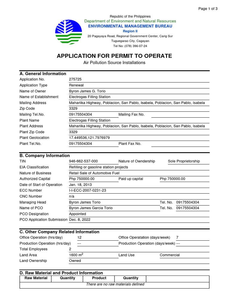 Example Pto - Application | PDF | Gasoline | Diesel Fuel