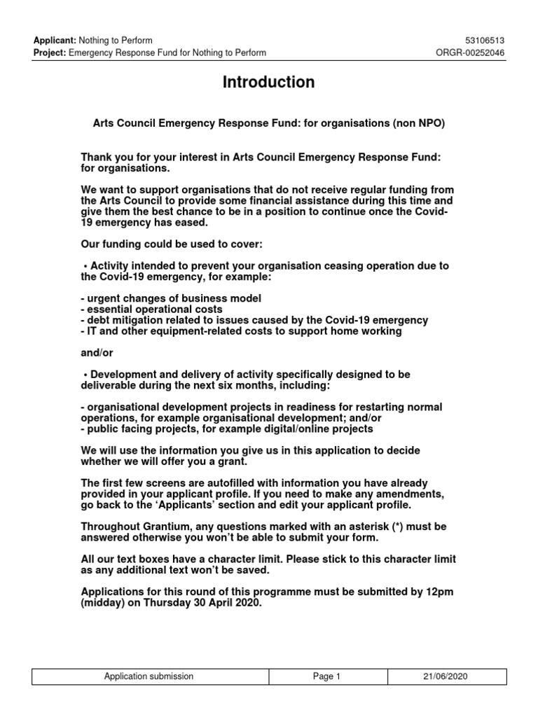 Appendix 9 ACE Emergency Response Funds | PDF | Heterosexuality | Expense