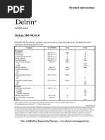 TDS Celcon M90 | PDF | Extrusion | Strength Of Materials