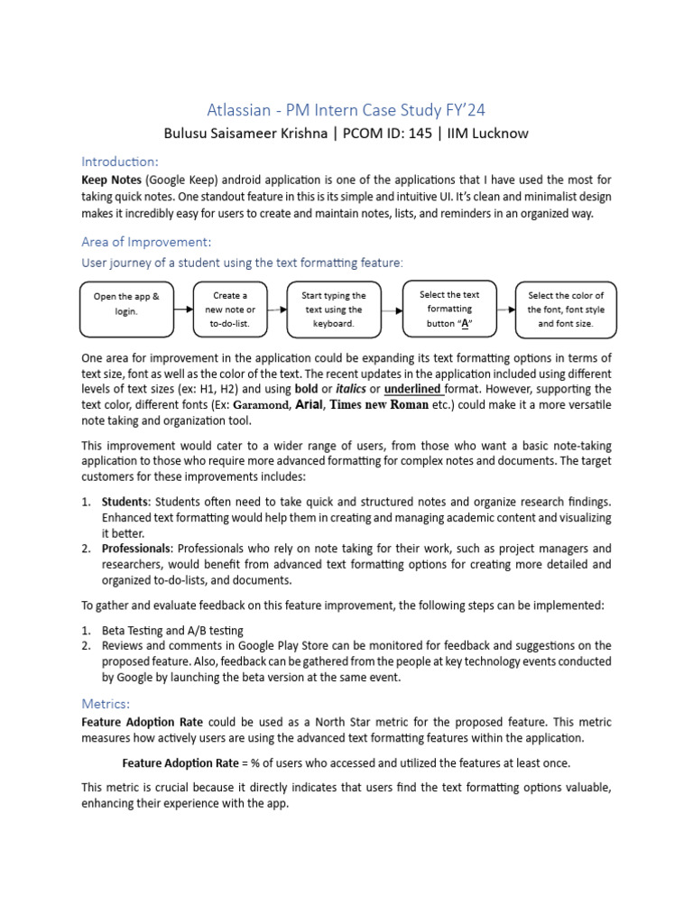 145 - Bulusu Saisameer Krishna - Atlassian | PDF | Computing | Information Technology