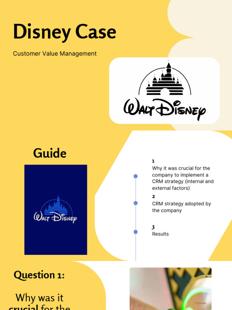 Customer Value Management - Disney Case Study | PDF