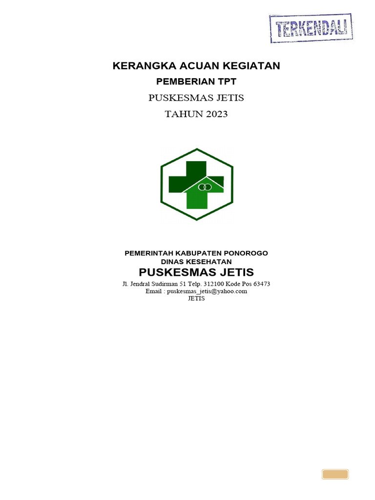 Pemberian TPT untuk Pencegahan TBC 2023 | PDF