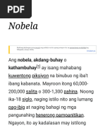 Nobela Kahulugan | PDF