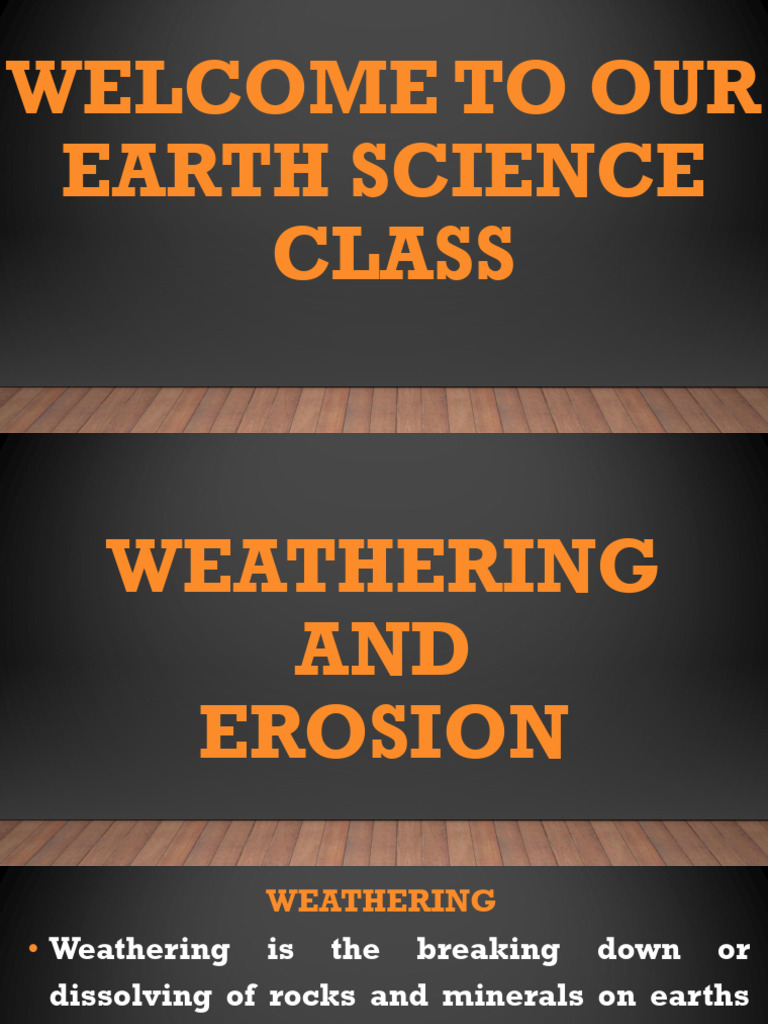 Weathering | PDF | Weathering | Erosion