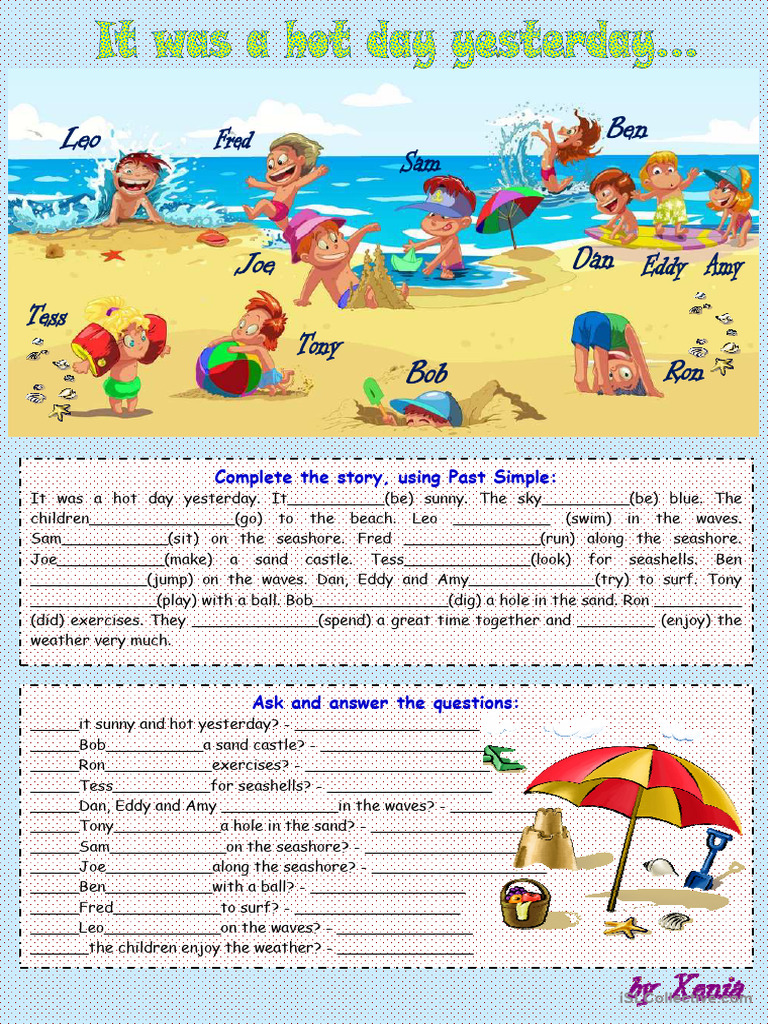 Past Simple Summer | PDF