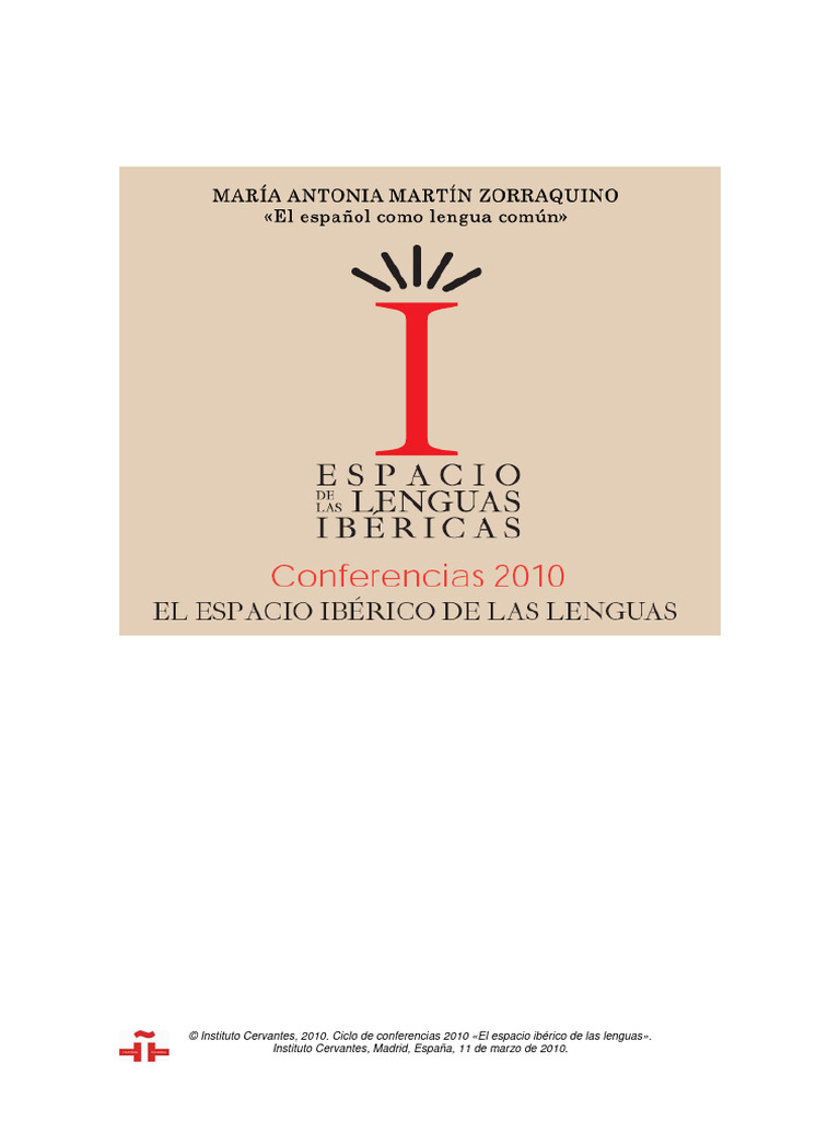 El Espanol Como Lengua Comun | Descargar gratis PDF | España | Lengua ...