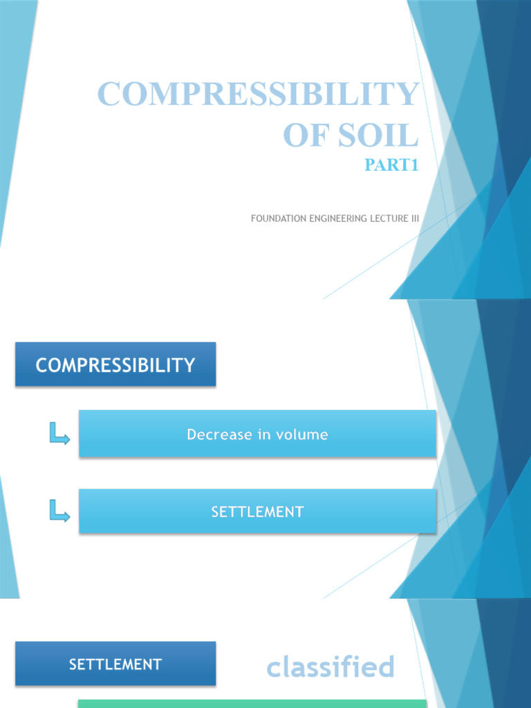 2023 Lec3. Compressibility of Soil - Part1 | Download Free PDF | Civil ...
