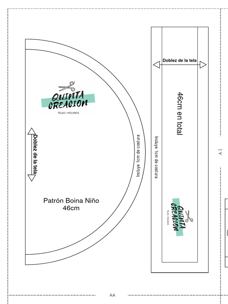 Molde Boina Infantil | PDF