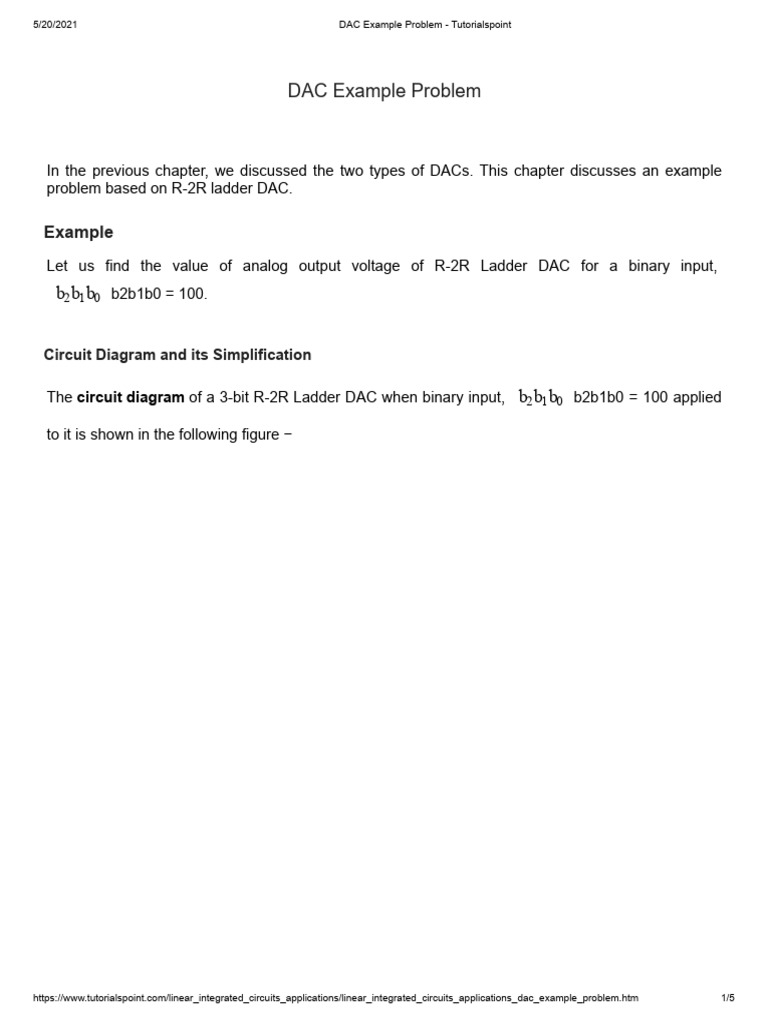 DAC Example Problem - Tutorialspoint | PDF | Computer Science ...