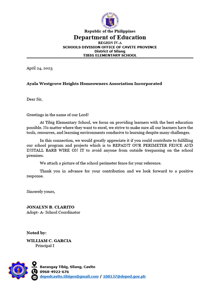 ASP Request Letter | PDF