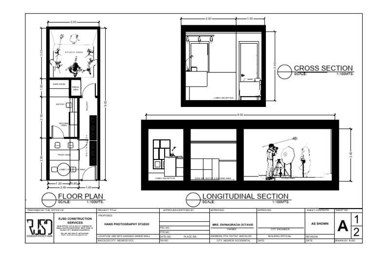A1 - Arch Layout - Hans Studio | PDF