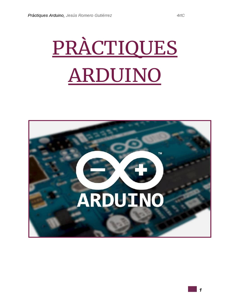 Practiques Arduino | PDF
