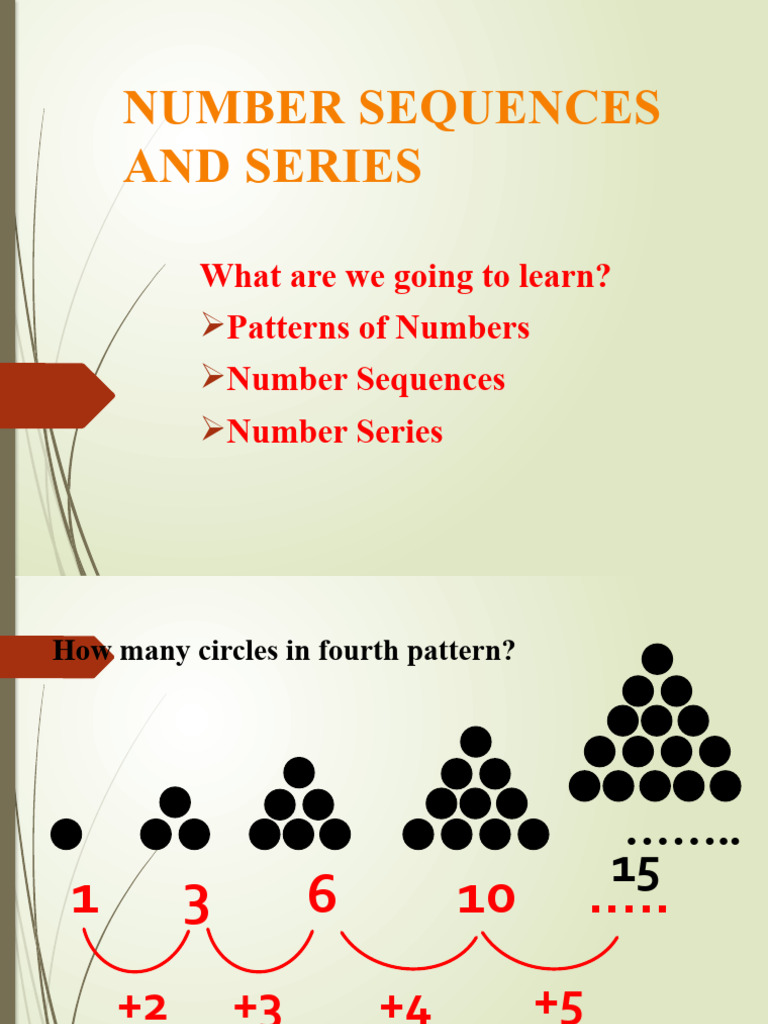 Number Sequences and Series Edited 19 Juli 2022 | PDF | Elementary ...