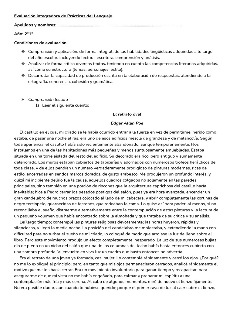 Eval Integradora t10 | PDF | Lingüística