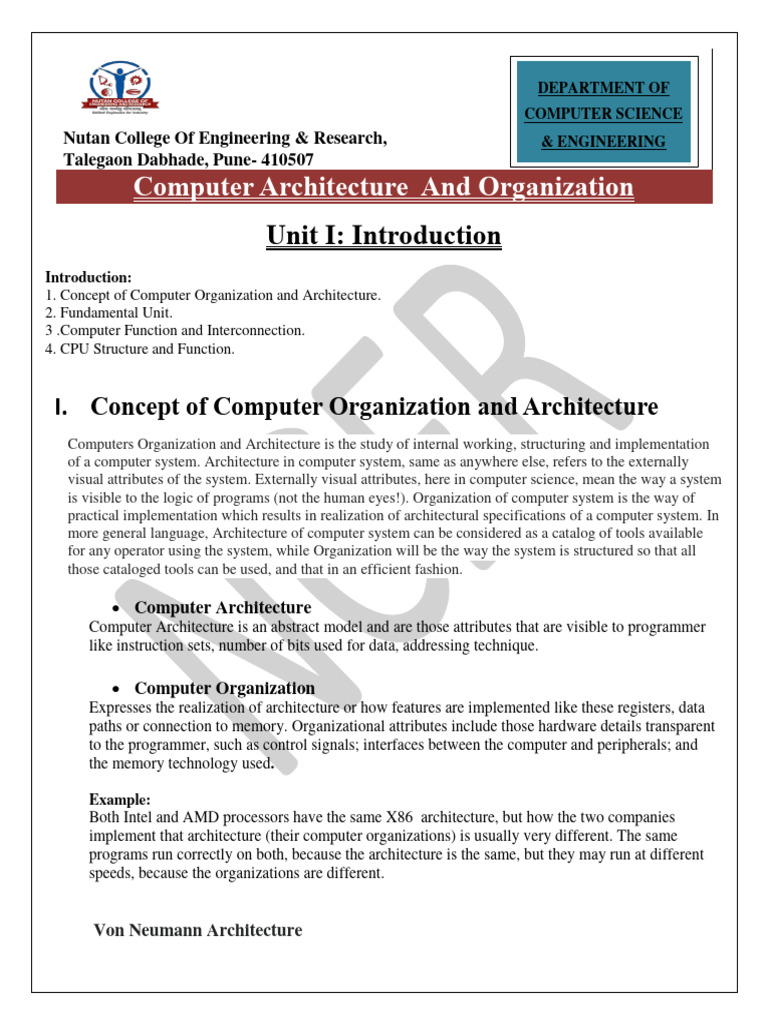 Unit 1 Pdf Computer Data Storage Central Processing Unit