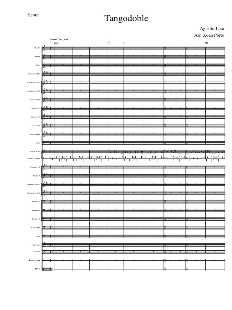 Tangodoble (Score) | PDF