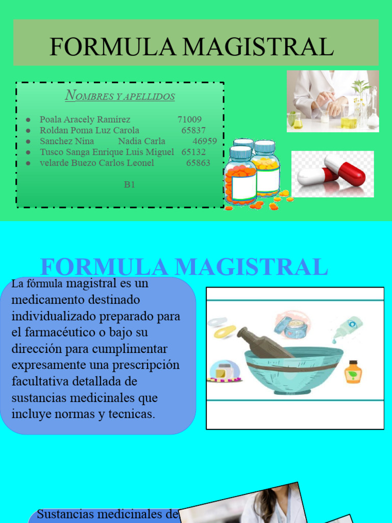 Formulas Magistrales | Descargar gratis PDF | Farmacéutico ...