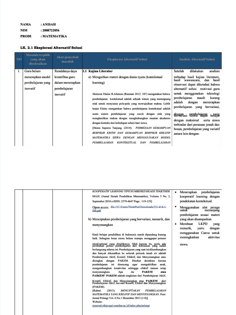 PDF LK 21 Eksplorasi Alternatif Solusi Compress | PDF PDF LK 21 Eksplorasi Alternatif Solusi Compress | PDF
