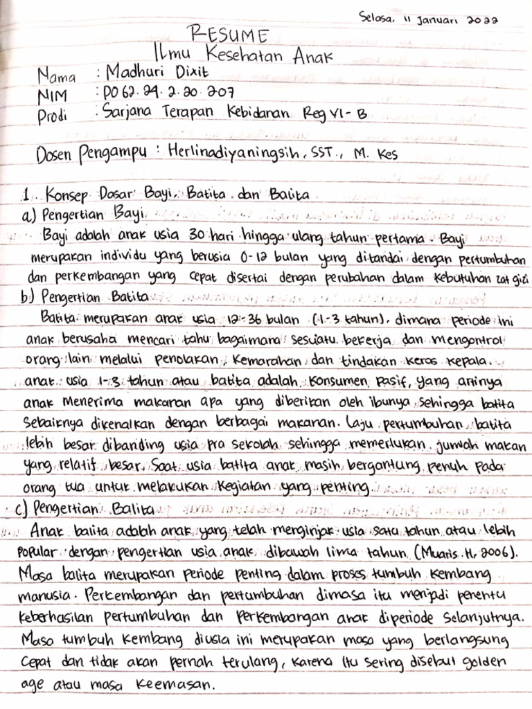 Resume IKA (Madhuri Dixit) | PDF