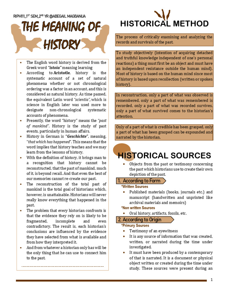 Trans Riph Midterm | PDF | Primary Sources | Historian