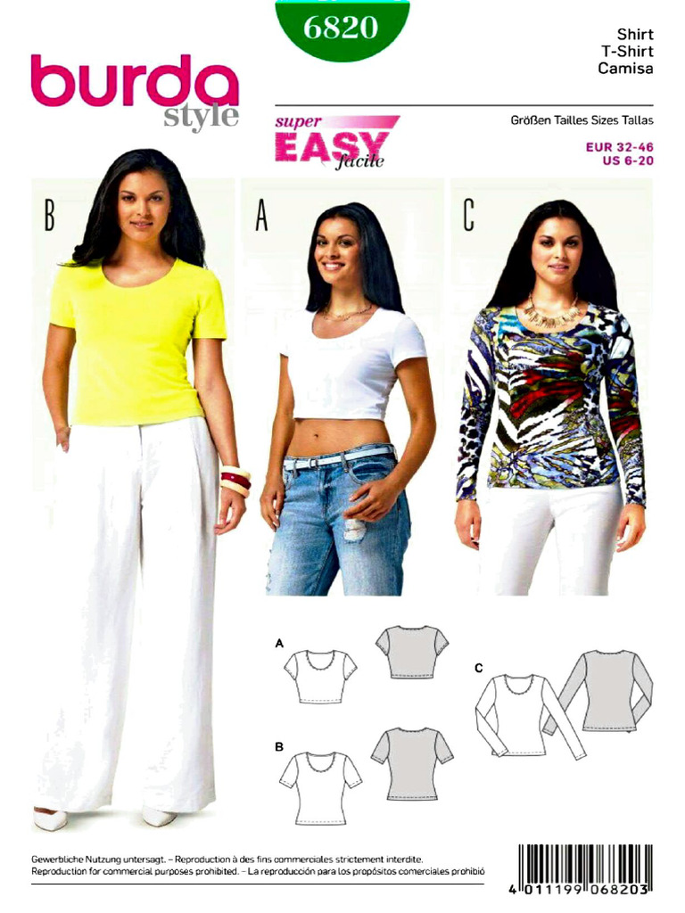 Blusas Burda | PDF