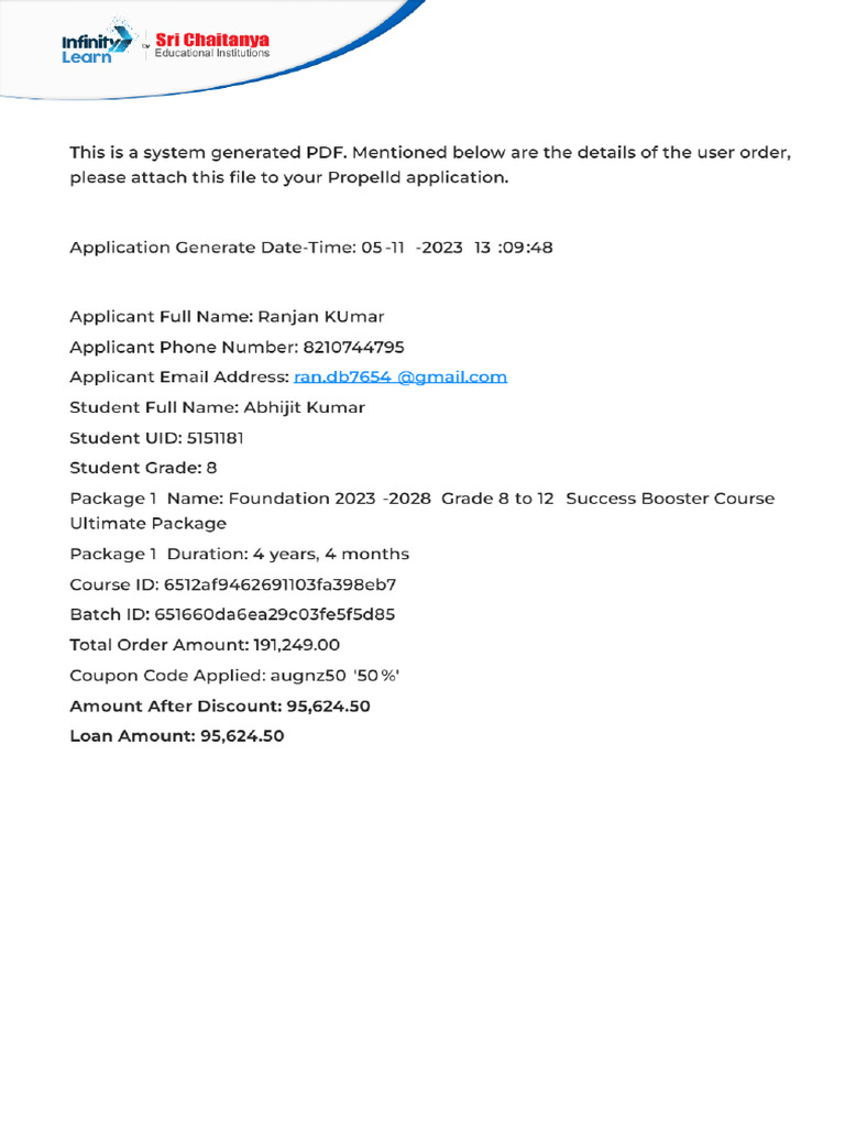 Propelld Application | PDF