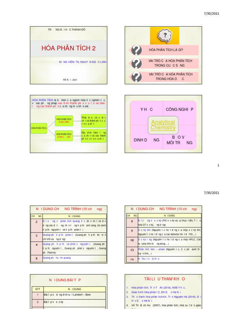 Hoa Phan Tich 2 - Chuong 2 | PDF