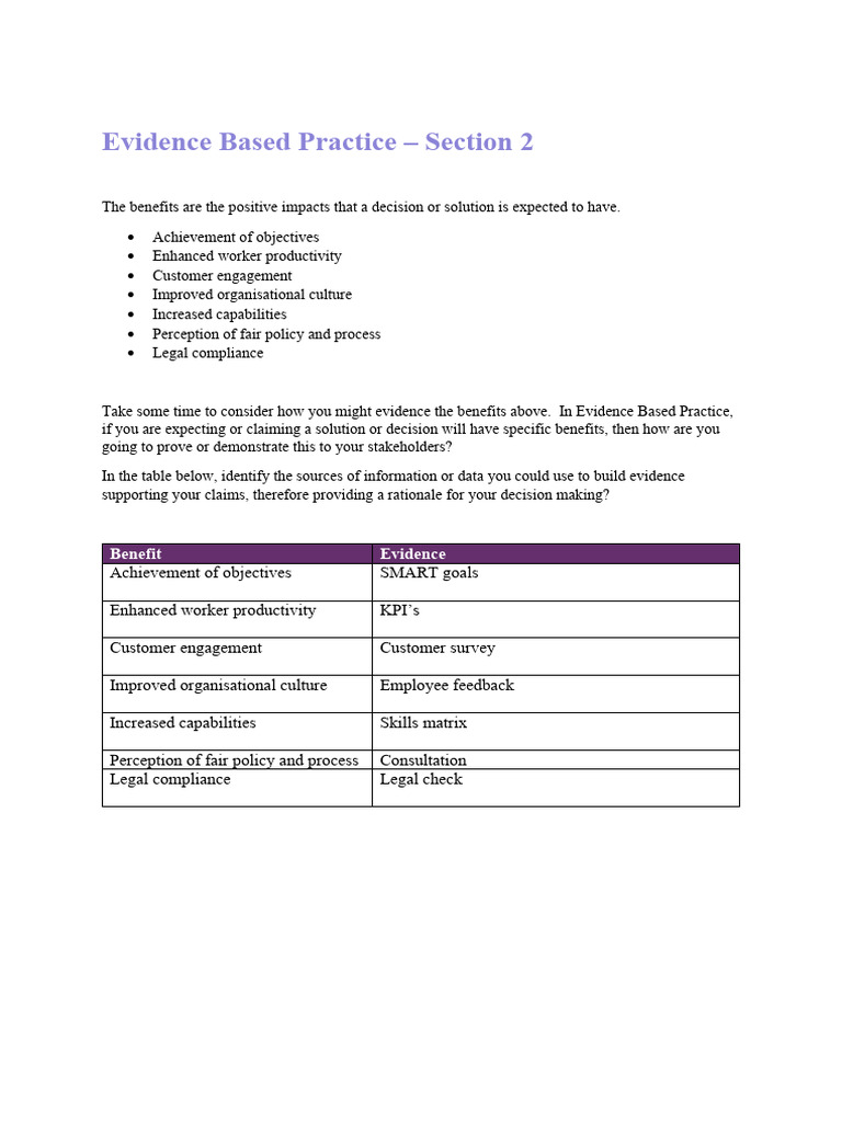 5EBP - Section 2 - Activity 3 | PDF