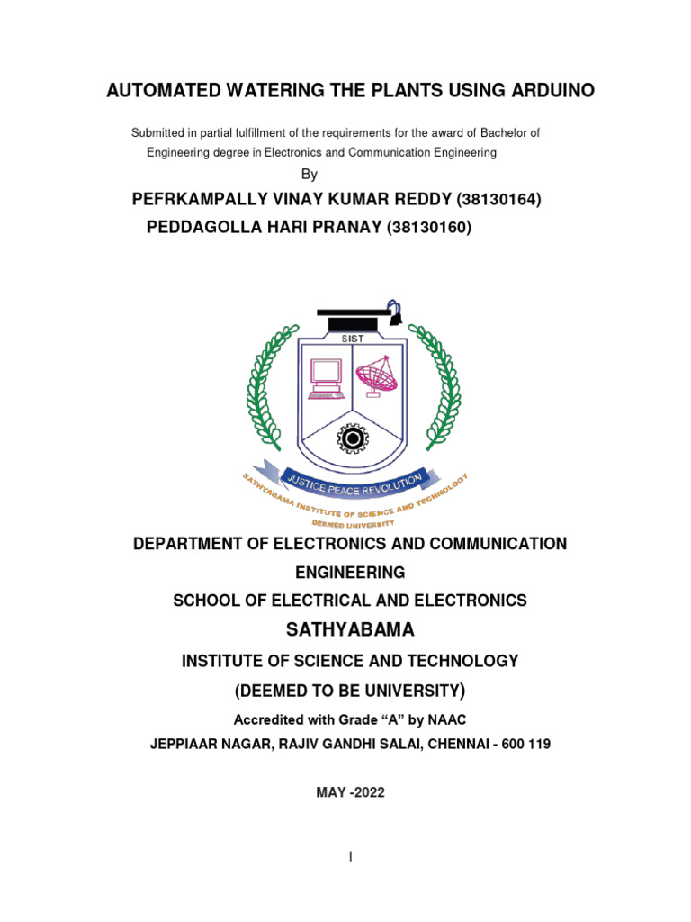 1822 B.E Ece Batchno 124 | PDF | Relay | Electric Motor