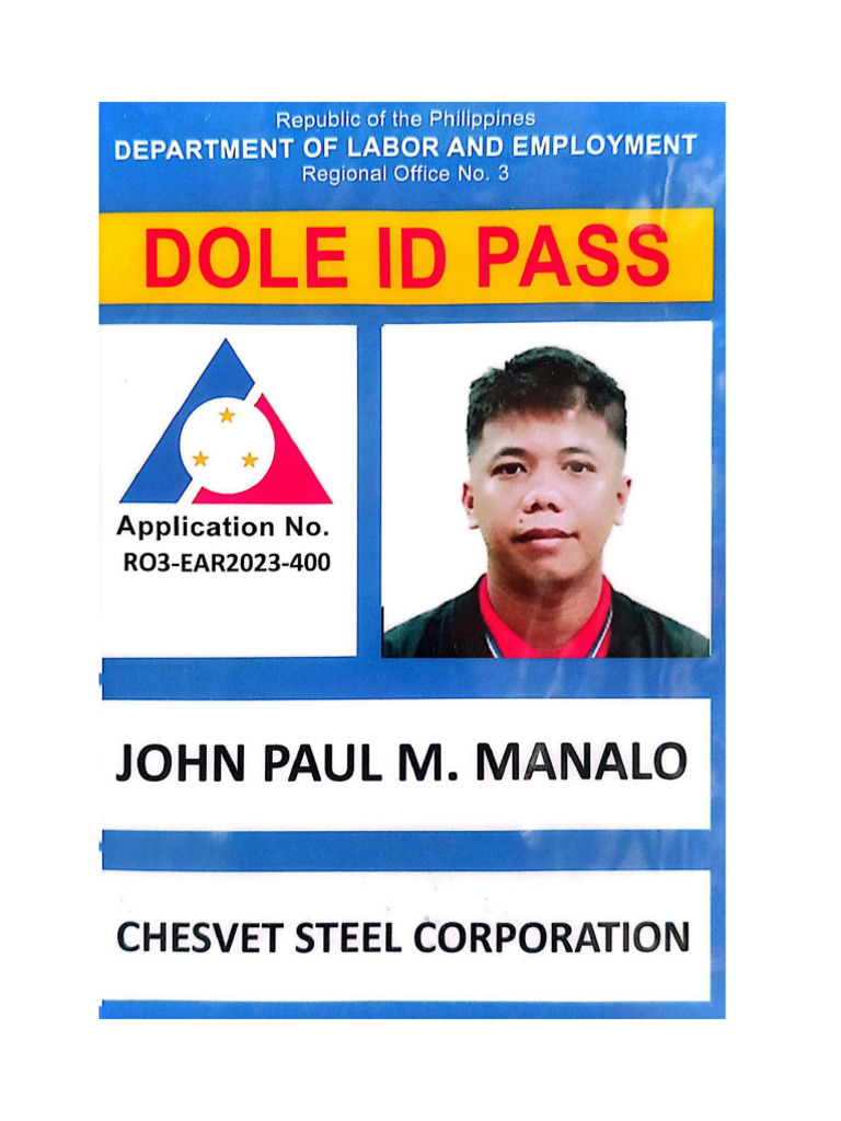 Chesvet - Dole Id Pass | PDF