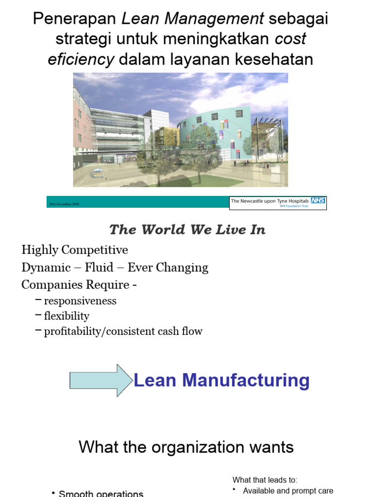 (Sesi 14) Lean Management (Final) | PDF | Lean Manufacturing | Patient