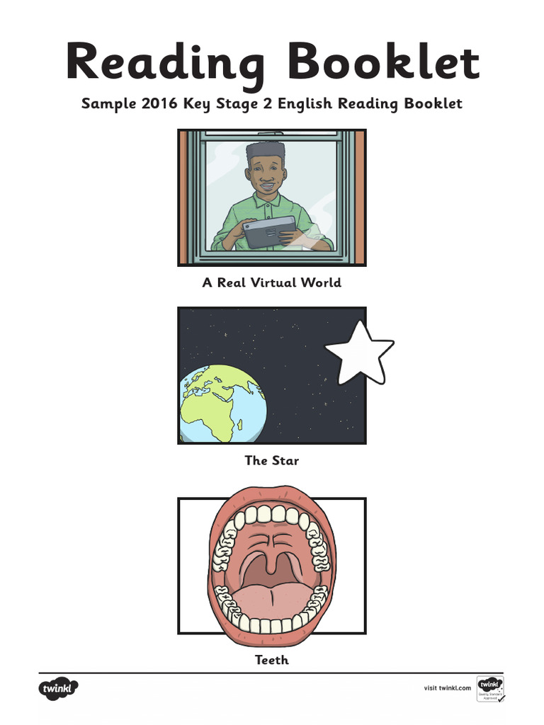 Key Stage 2 English Reading Booklet | PDF | Tooth | Dentin
