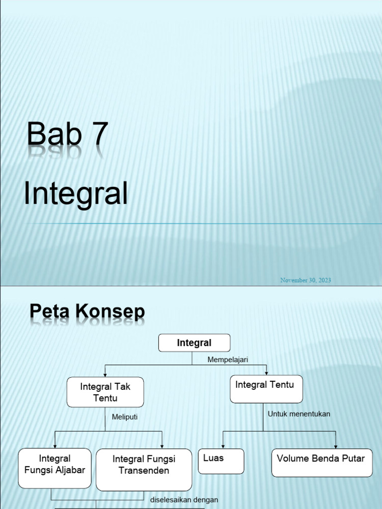 Bab 7 Integral | PDF