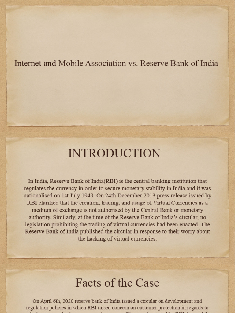 RBI VC Case | PDF | Reserve Bank Of India | Currency