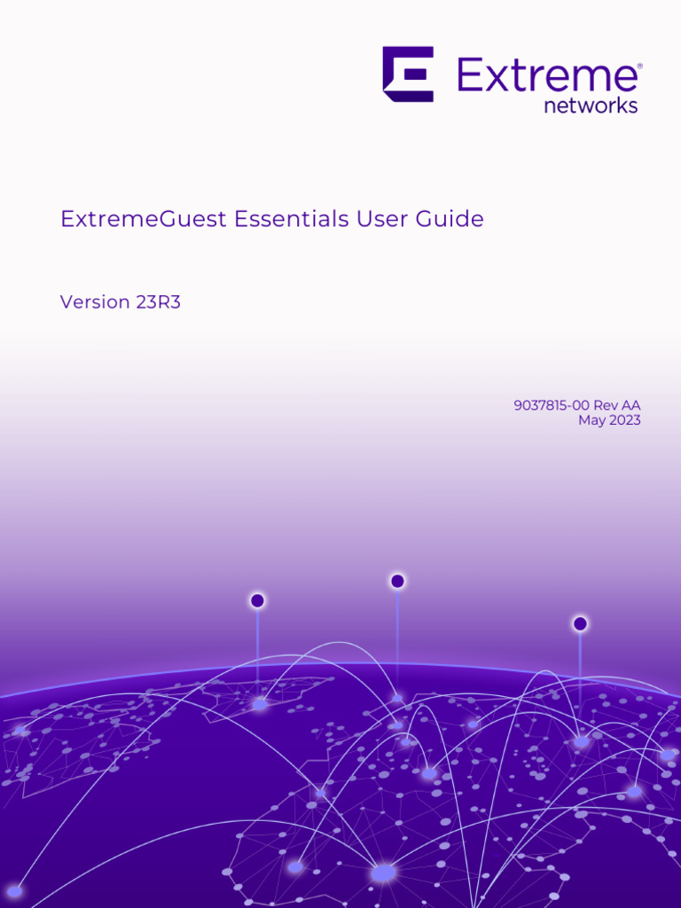 ExtremeGuest Essentials v23r3 User Guide | PDF | Bracket | Trademark