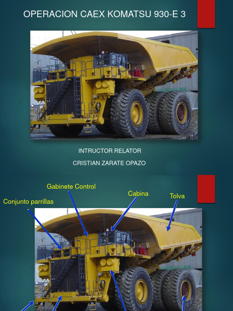 Prersentacion Caex 930-E 3y4 Czo | Descargar gratis PDF | Camión | Bomba