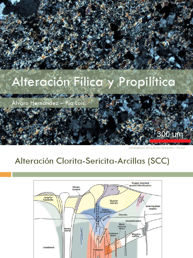 Cátedra - Alteracion Propilitica - SCC - Filica | PDF | Mineral | Minerales