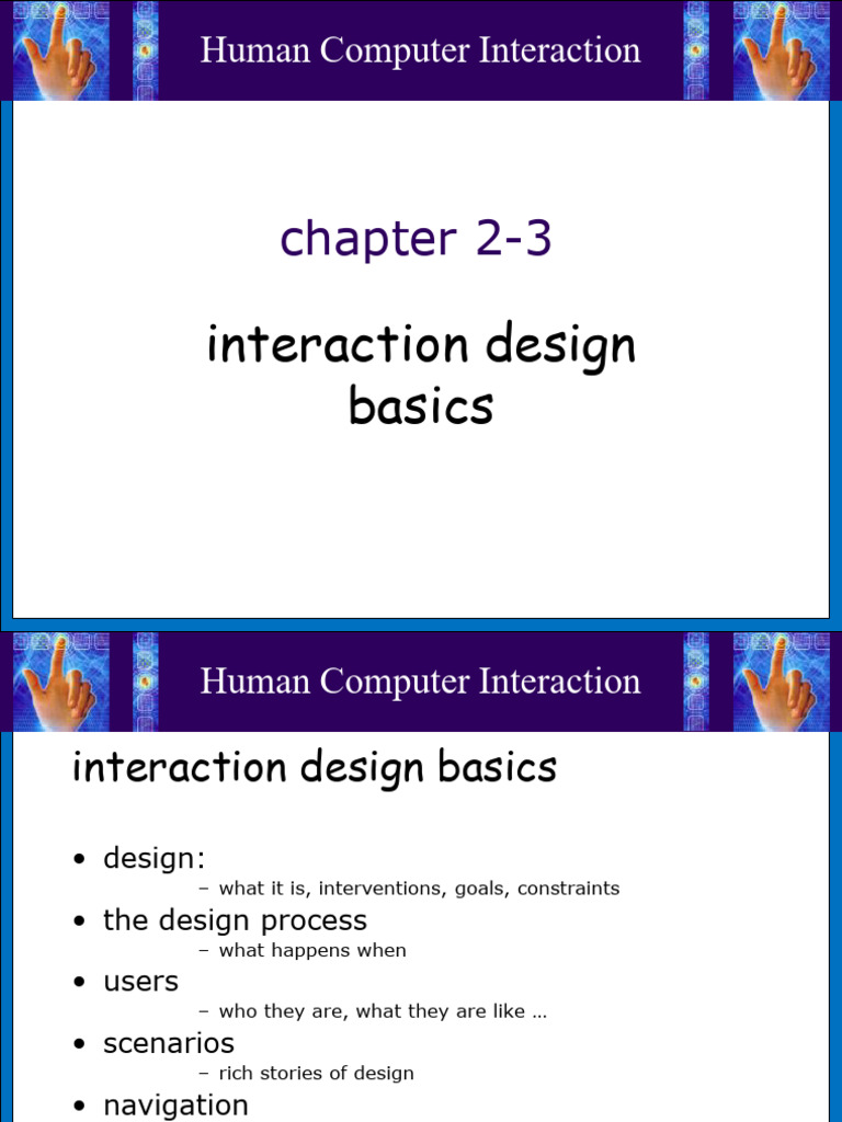 Interaction Design Basics Pdf Human Computer Interaction Usability