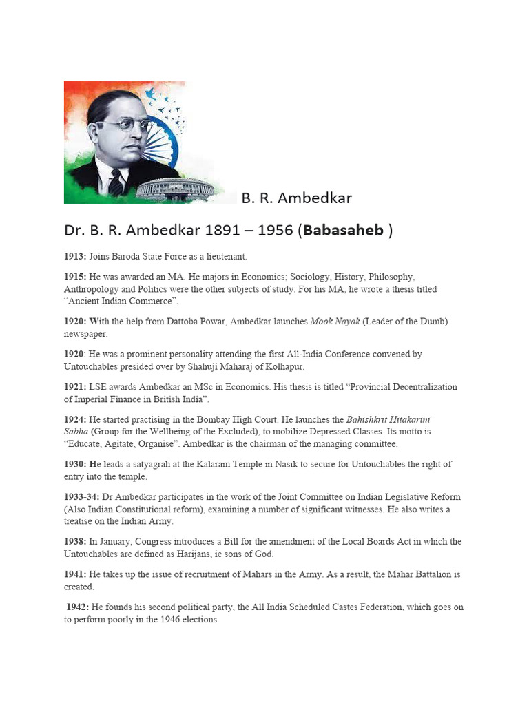 DR Ambedkar | PDF