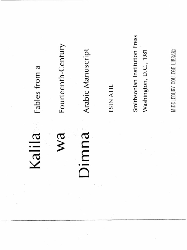 Kalila and Dimna | PDF