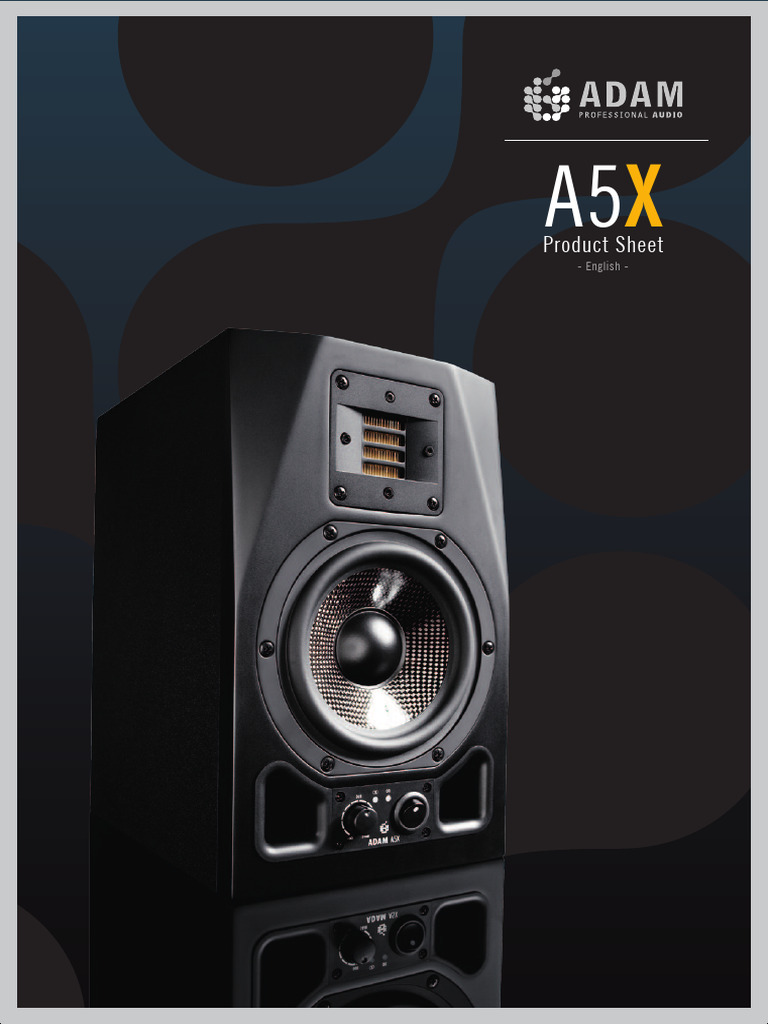 Adam Audio A5x | PDF | Loudspeaker | Electronics