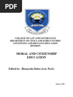 Moral and Civics Module Ch-5 | PDF | Constitution | Democracy